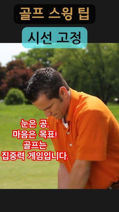 골프 스윙팁 80 시선 고정 눈은 공 마음은 목표 골프는 집중력의 게임입니다” 골프스윙팁 골프스윙 골프연습 집중력 골프독학 골프레슨 헤드업 Youtube