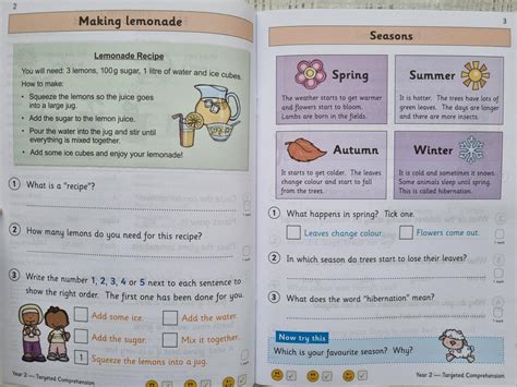 New Ks1 English Targeted Question Book Year 2 Reading Comprehension Book 1 And 2 Bundle