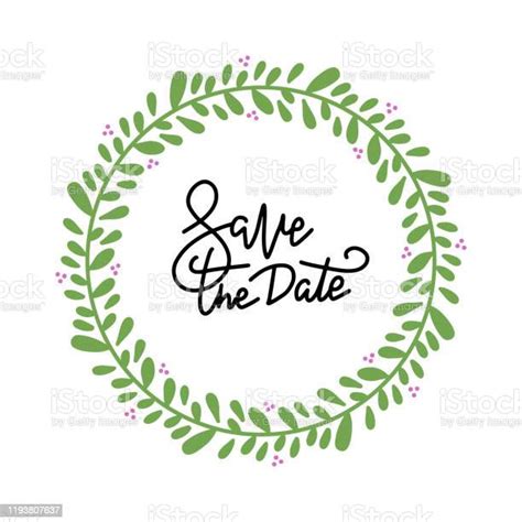 손으로 그린 꽃 화환 인사말 카드 결혼식 초대장 날짜 문자 따옴표를 저장하기위한 독특한 장식 텍스트 에 대한 공간이있는 여름 열매 0명에 대한 스톡 벡터 아트 및 기타