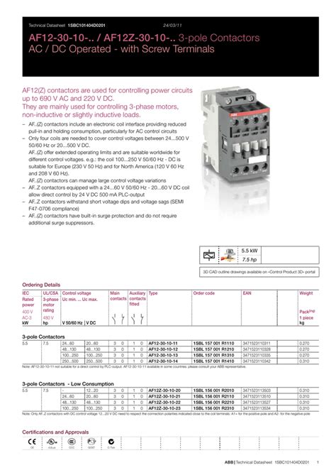 Abb Contactor Wiring Diagram Circuit Diagram