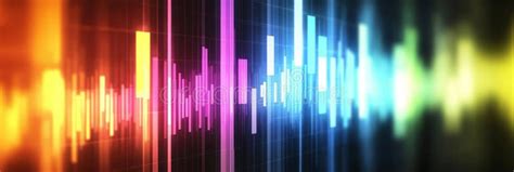 Vibrant Data Visualization Abstract Bar Graph With Gradient Blue And Overlaying Line Chart