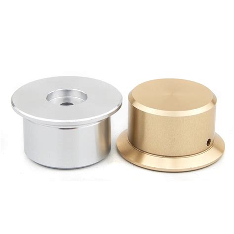 앰프 스피커 풀 알루미늄 볼륨 노브 전위차계 저항 노브 직경 50mm 높이 27mm 1 개 홈 오디오 And 비디오 장비