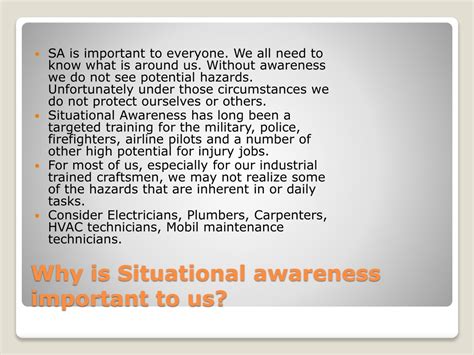 Ppt Situational Awareness In Safety Powerpoint Presentation Free