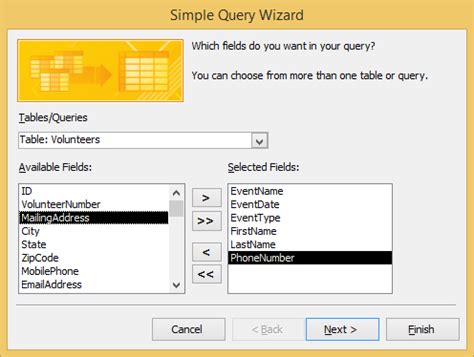 Access Query Designing How To Run The Query Wizard In Access