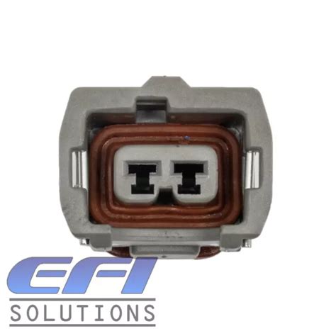 Bosch Style 2 Pin Connector Offset Guide Injector Grey Eur 5 33