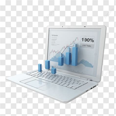 A Laptop Screen Displaying Analytical Graphs Representing Data And Business A Laptop Screen