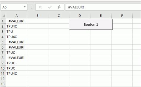 Impossible De Supprimer Valeur Par Macro