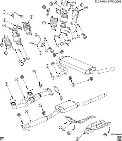 Exploring The 2007 Saturn Ions Exhaust System A Diagram