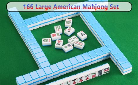 Yiniuren American Mahjong Tile Set 166 Mahjong Tile Set 16