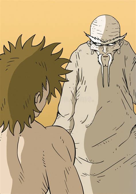 Old Monk Man Talking Stock Illustration Illustration Of Hero 333200536