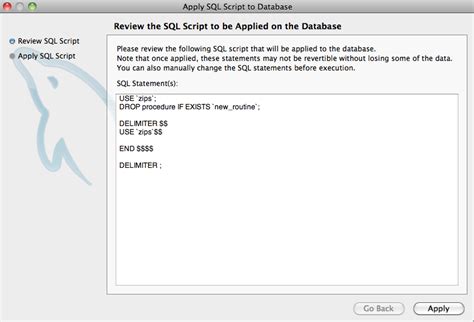 Mysql Workbench Error Messages Stack Overflow