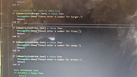 Numeric Data Validation Vb 2019 Rvisualbasic