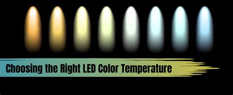 LED Color Temperature How To Choose The Correct Color Temperature