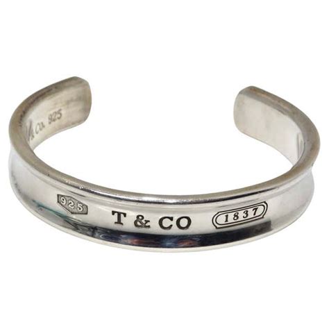 Tiffany And Co Signed Silver Bangle For Sale At 1stdibs