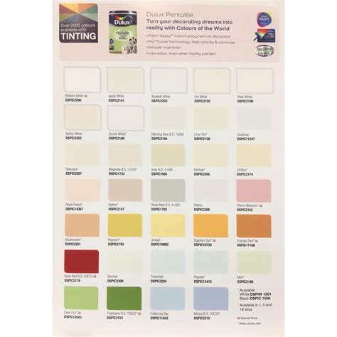 Dulux Color Code Chart At Eunice King Blog