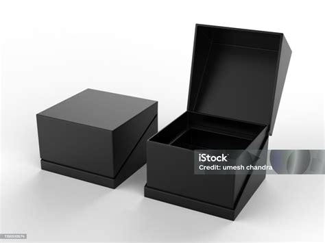 화이트 빈 하드 골판지 선물 또는 우편 물상자 모의 템플릿 3d 그림 상자에 대한 스톡 사진 및 기타 이미지 상자 작은 형판 Istock