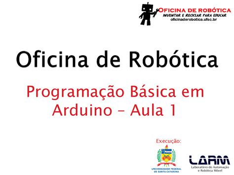 Arduino E Programação Docsity