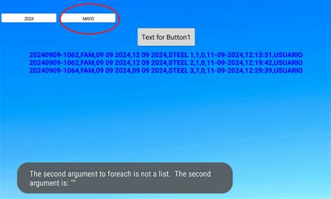 The Second Argument To Foreach Is Not A List The Second Argument Is Mit App Inventor Help