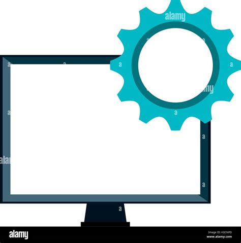 Monitor Computer Device Stock Vector Image And Art Alamy