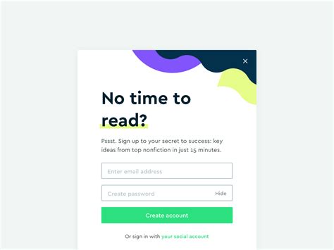 Exit Modal Window By Justyna Kusa For Blinkist On Dribbble