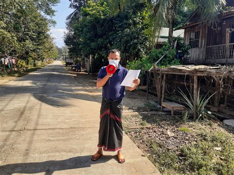 ကျိုက်ဒုံမြို့၌ မြန်မာဘာသာ၊ စကောကရင်ဘာသာ၊ ပိုးကရင်၊ ဘာသာဖြင့် ကိုဗစ် ၁၉