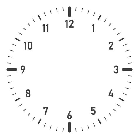 Clock Face No Hands Vector Art Icons And Graphics For Free Download
