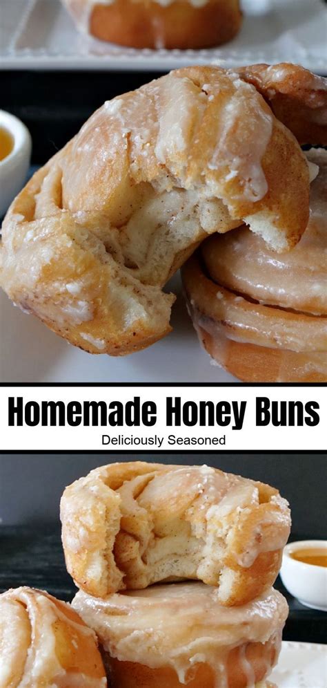 Delicious Homemade Honey Buns Homemade Honey Bun Recipe Sweet Snacks