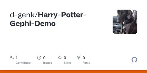 GitHub D Genk Harry Potter Gephi Demo