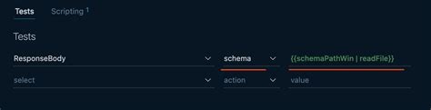 schema validation thunder client docs