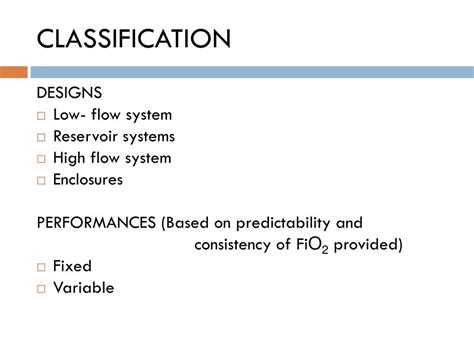 Oxygen Therapy Classification At Claude Martinez Blog
