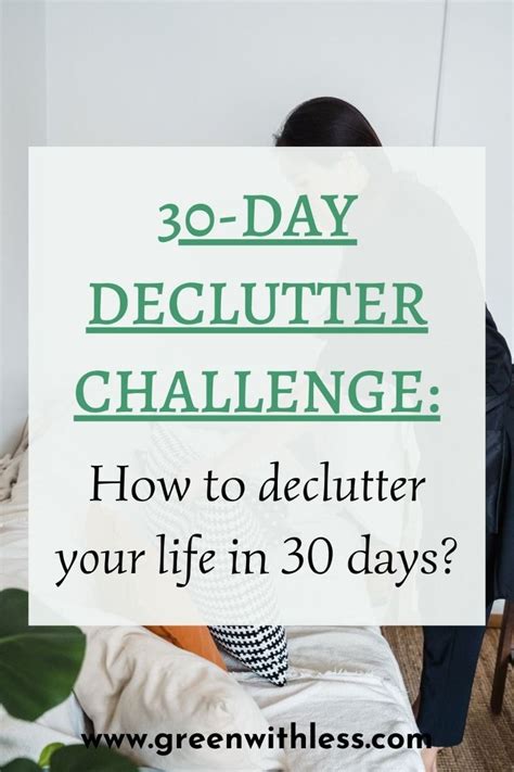 Minimalist Declutter Challenge 30 Days To Declutter Your Home Artofit