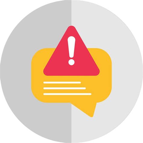 Error Message Flat Scale Icon 42935449 Vector Art At Vecteezy