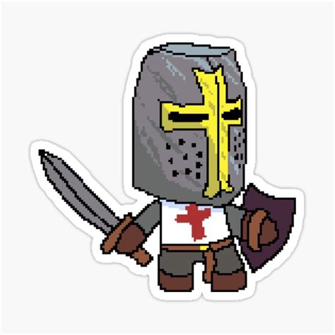 Pixel Art Crusader Knight Sticker By Chrisiarty Redbubble Pixel Art Crusader Knight Sticker By Chrisiarty Redbubble