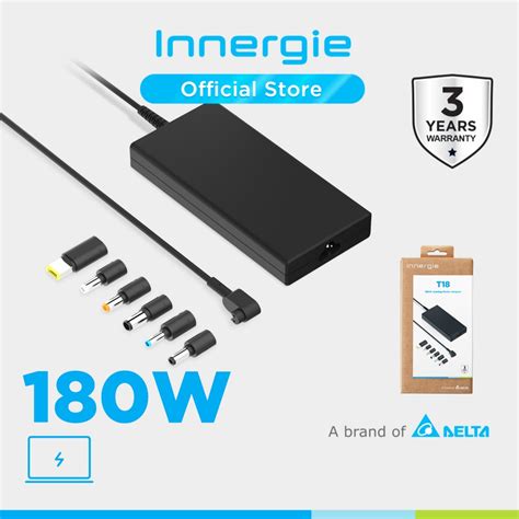 Innergie T W W Gaming Laptop Adapter For Acer Asus Rog Dell Alienware Hp