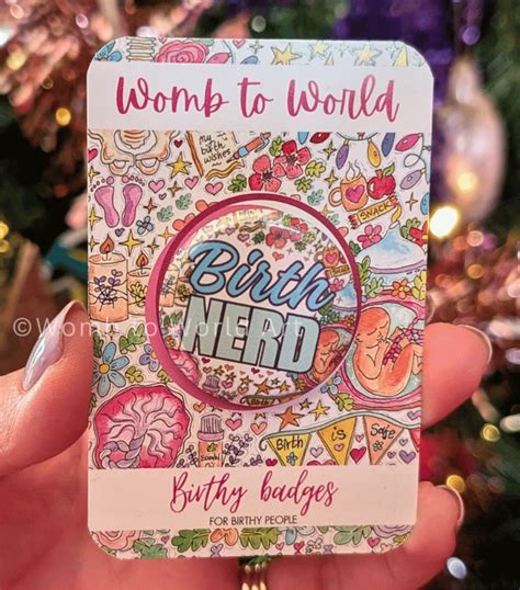 Badge Birth Nerd Birth International