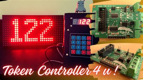 Token Display Kaise Banaye Make Your Own Token Number System Using P10 Led Board And Matrix