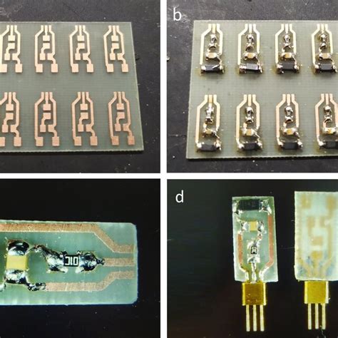 Fabrication Of The Printed Circuit Boards A Unpopulated Board B Download Scientific