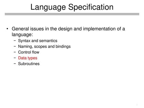 Cs 326 Programming Languages Concepts And Implementation Ppt Download