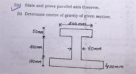 Solved A State And Prove Parallel Axis Theorem B Chegg