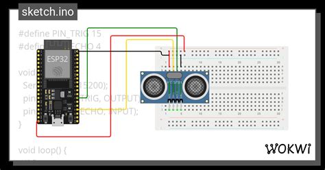 Sensor Ultrasonico Wokwi Esp32 Stm32 Arduino Simulator
