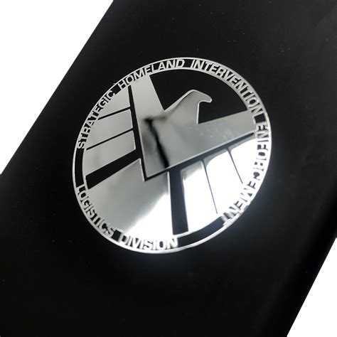 漫威系列周边贴纸神盾局标志手机金属贴电脑机箱平板贴纸虎窝淘