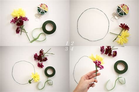 How To Make A Fresh Flower Crown A Beautiful Mess