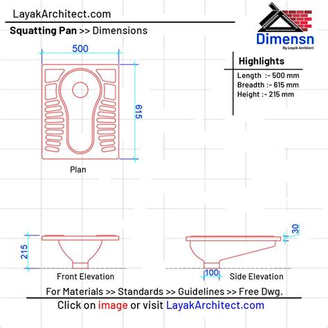 Squatting Pan Dimensions Urinal Dimensions Diagram Ambulatory Toilet