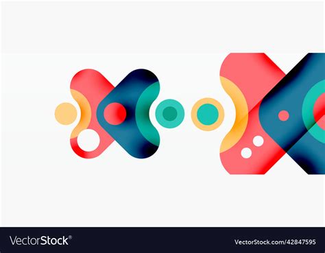 Creative Geometric Wallpaper Minimal Bubble Arrow Vector Image