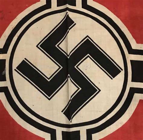 Rare Wwii Nazi War Flag Authentic Us Veteran Discovery