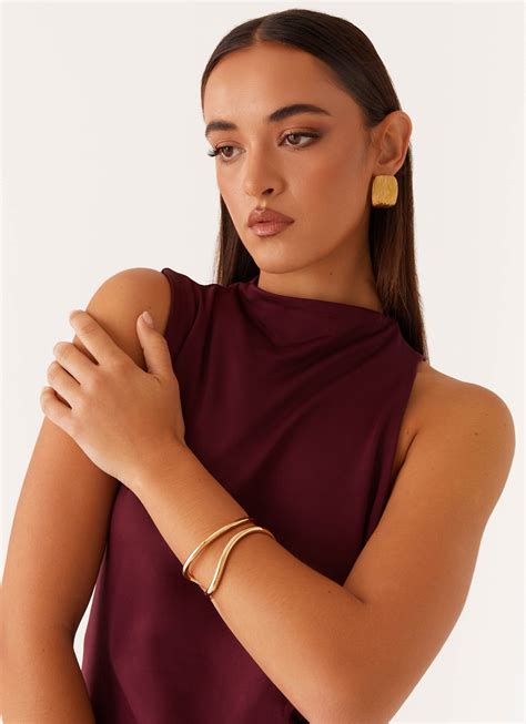 Clio Bracelet Gold Peppermayo