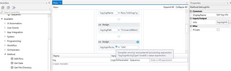 Message Compiler Errors Encountered Processing Expression Logloginfologtypelnvalid L