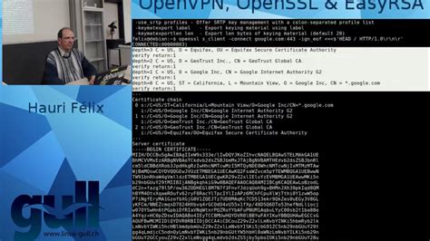 Openvpn Openssl And Easyrsa Youtube