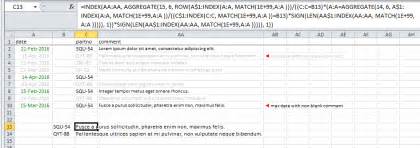 Excel Array Formula Multiple Conditions Empty String Stack Overflow