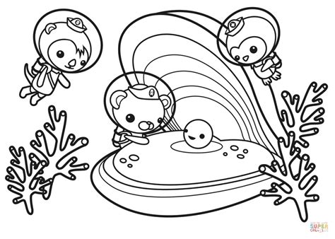 Gup X Octonauts Coloring Pages
